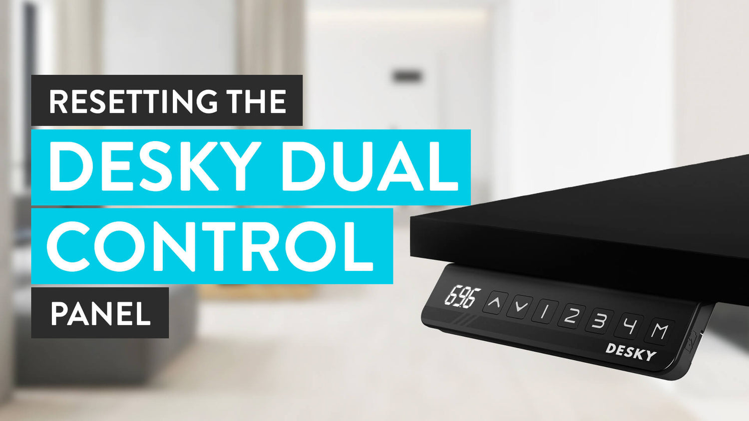 How To Reset The Control Panel Of The Desky Dual Sit Stand Desk