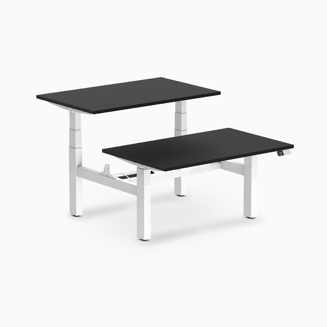 Desky Back to Back Electric Adjustable Workstation