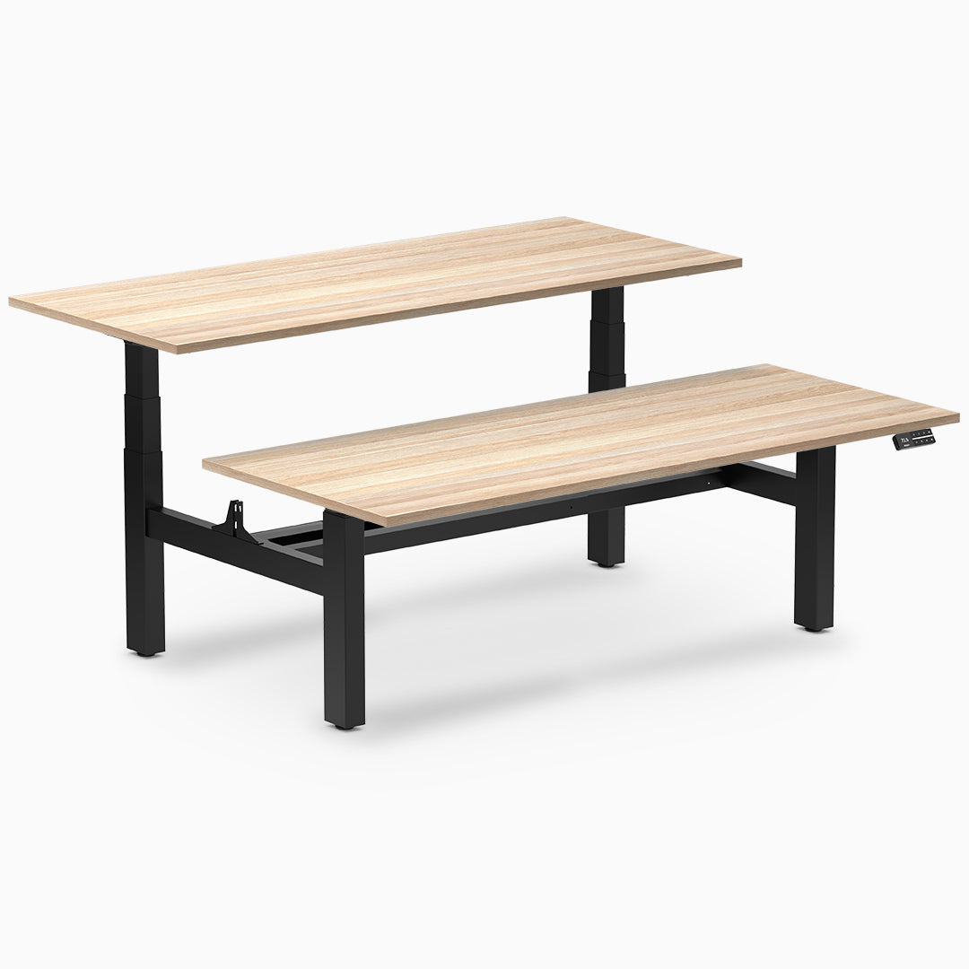 Desky Back to Back Electric Adjustable Workstation
