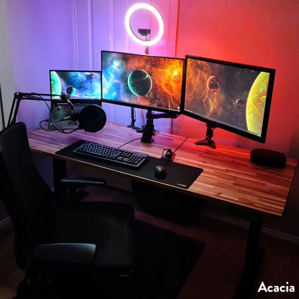 Almost Perfect Desky Dual Softwood Sit Stand Desk