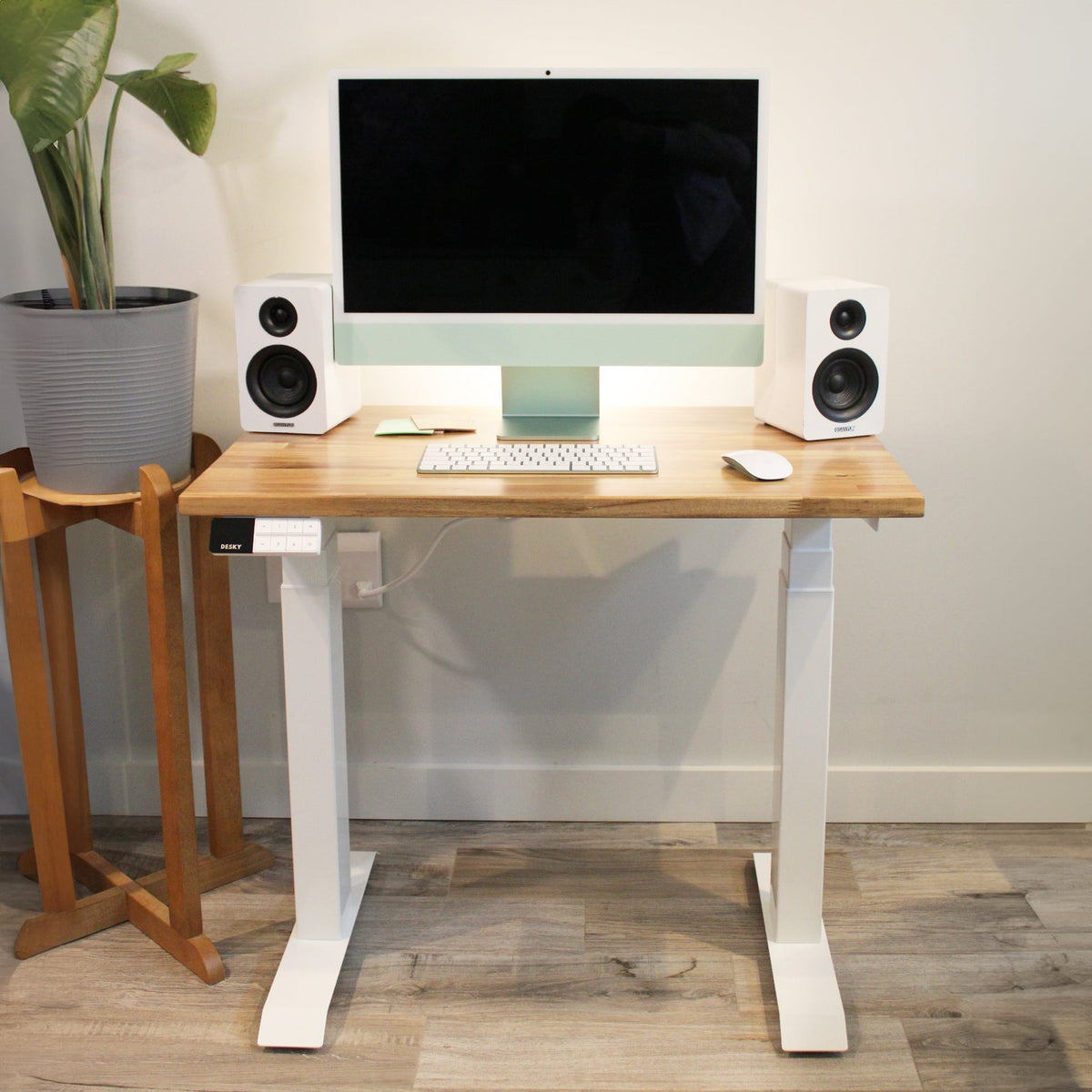 Desky Dual Mini Softwood Standing Desk