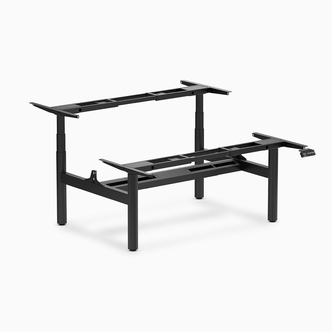 Desky Back to Back Sit Stand Workstation Frame