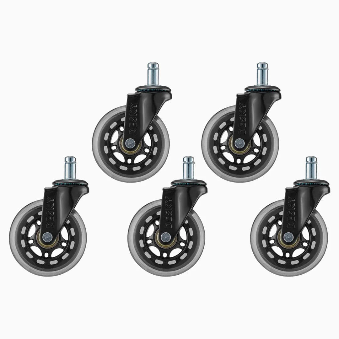 Desky Office Chair Caster Wheel Rollerblade Style - Desky Australia