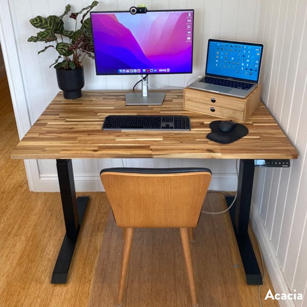 Almost Perfect Desky Dual Softwood Sit Stand Desk