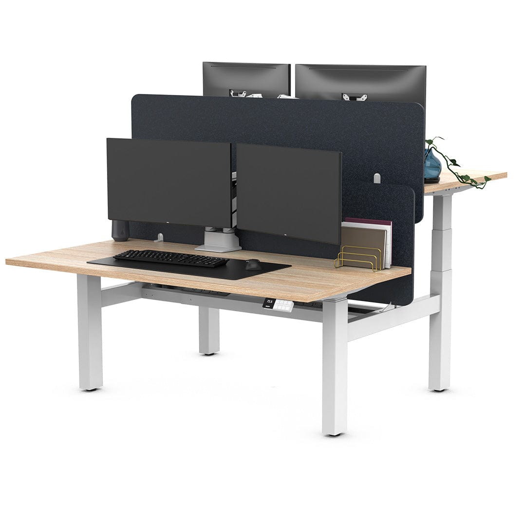 Desky Back to Back Electric Adjustable Workstation