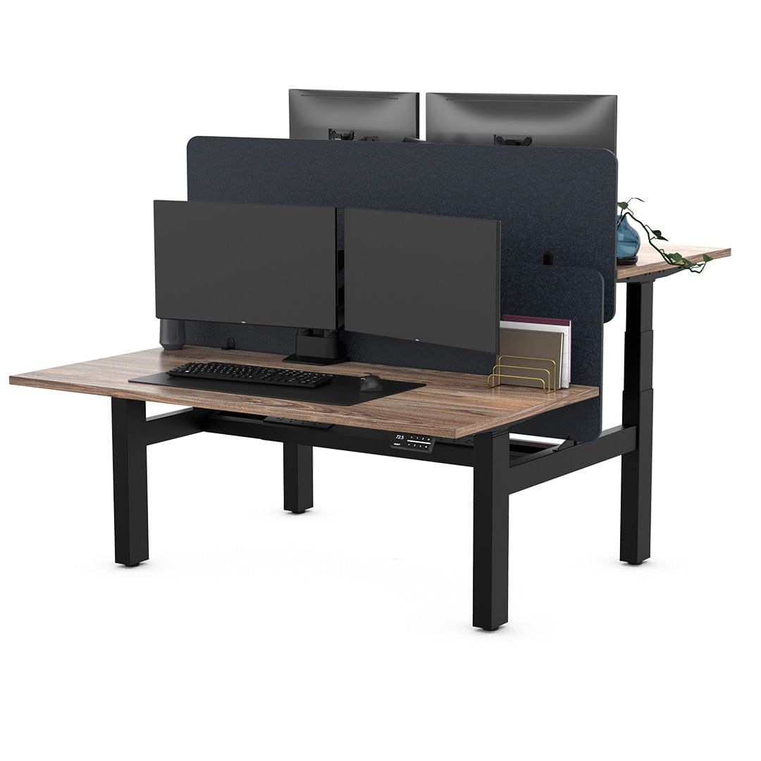 Desky Back to Back Electric Adjustable Workstation