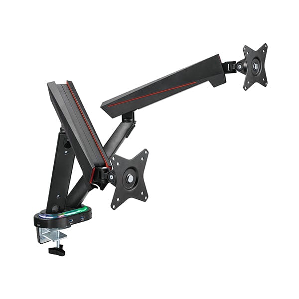 Desky Dual LED Gaming Monitor Arm